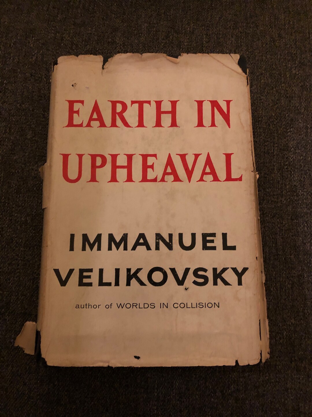 1955 Earth in Upheaval Immanuel Velikovsky Doubleday - Etsy