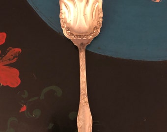 Antique Aurora Silver-plated Victorian Pattern Sugar Spoon or Shell ...