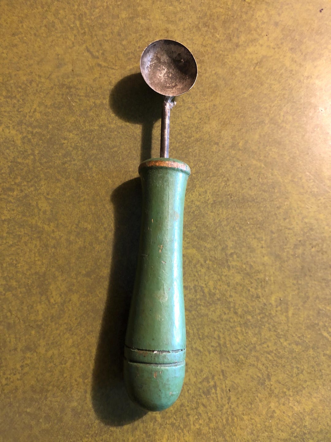 1950s Green Wood Handle Melon Baller - Etsy