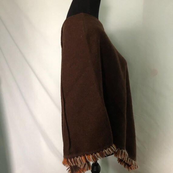 1960s Scottish short brown wool cape - Gem