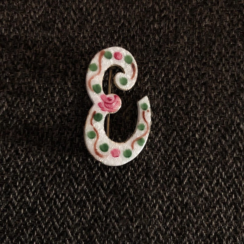 1950s E Monogram - Etsy