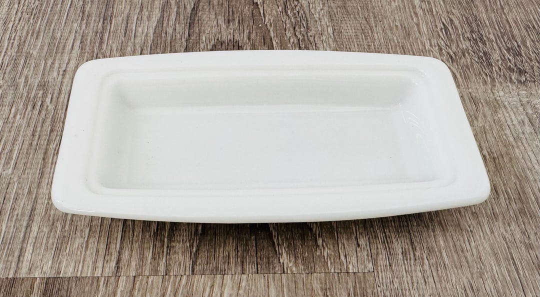 Vintage Pyrex White Milk Glass Butter Dish Replacement Bottom Only - Etsy