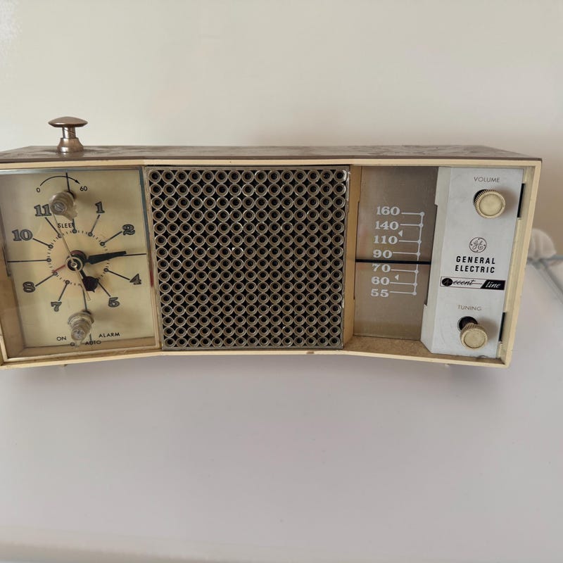 1960s Clock Radio - Etsy