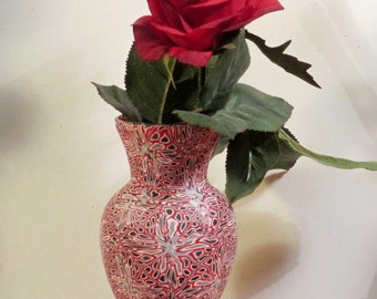 Polymer clay vase | Etsy