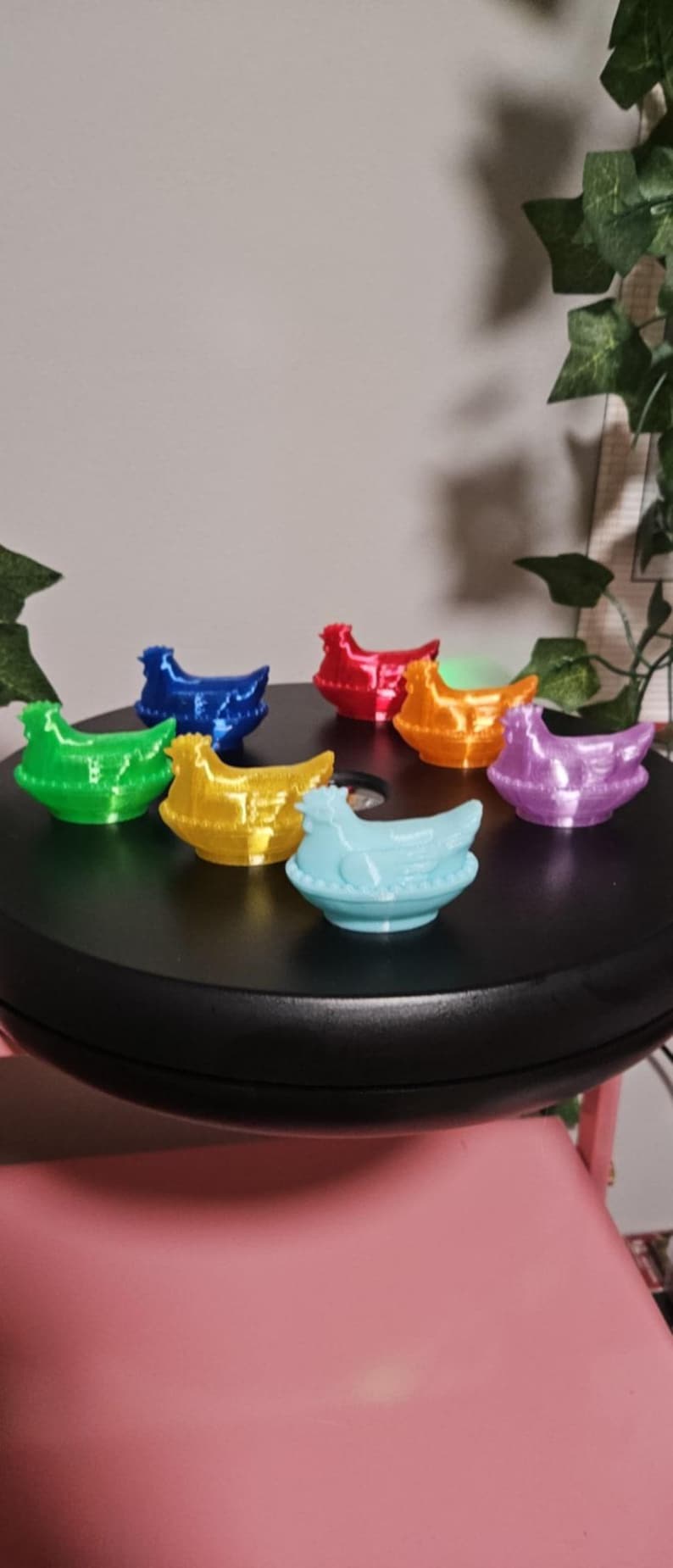 3D Printed Nesting Figurine | Farmhouse | Hen on Nest Collectible ...