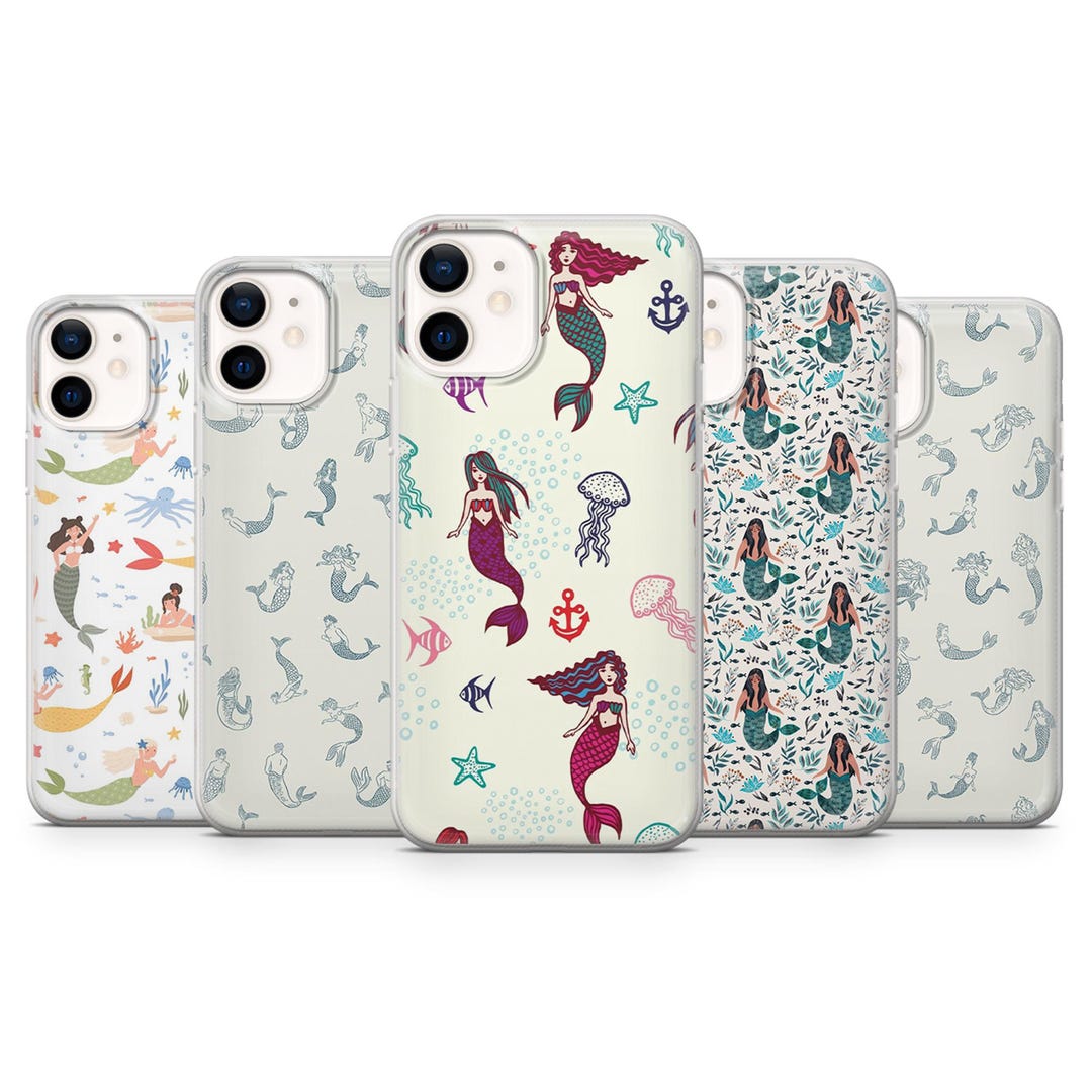 Mermaid Phone Case Nereid Water Sea Cover for iPhone 17, 16pro, 15, 14 ...