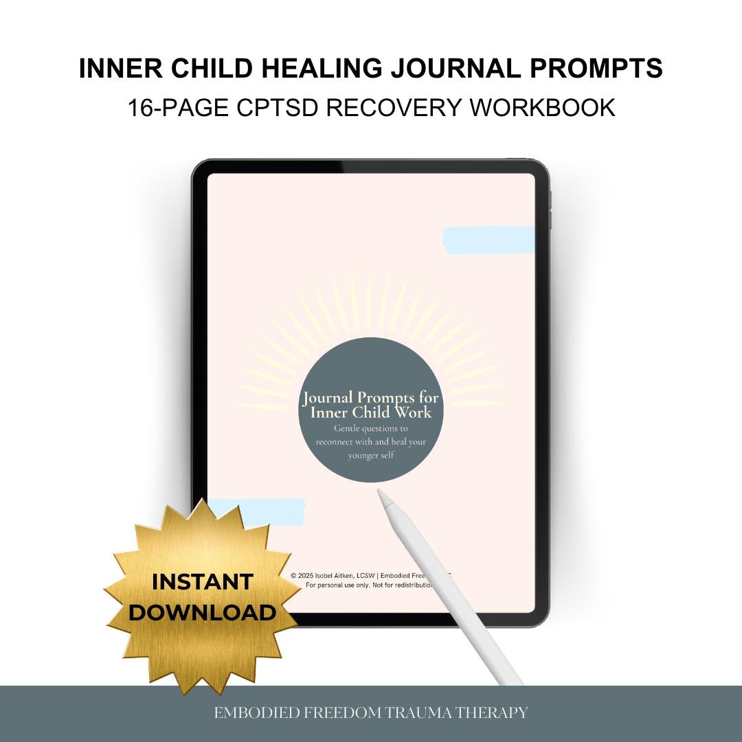 Inner Child Healing Journal Prompts | CPTSD Recovery Workbook | Trauma ...