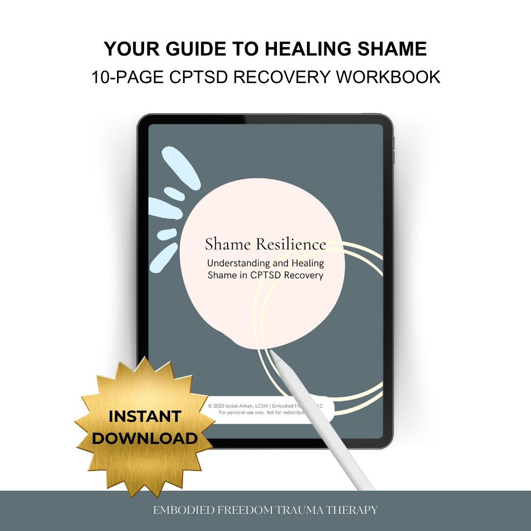 Shame Resilience Worksheet | Understanding & Healing Shame | CPTSD ...