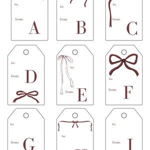 Custom Holiday Gift Tags — Instant Download | Festive and Ready to ...