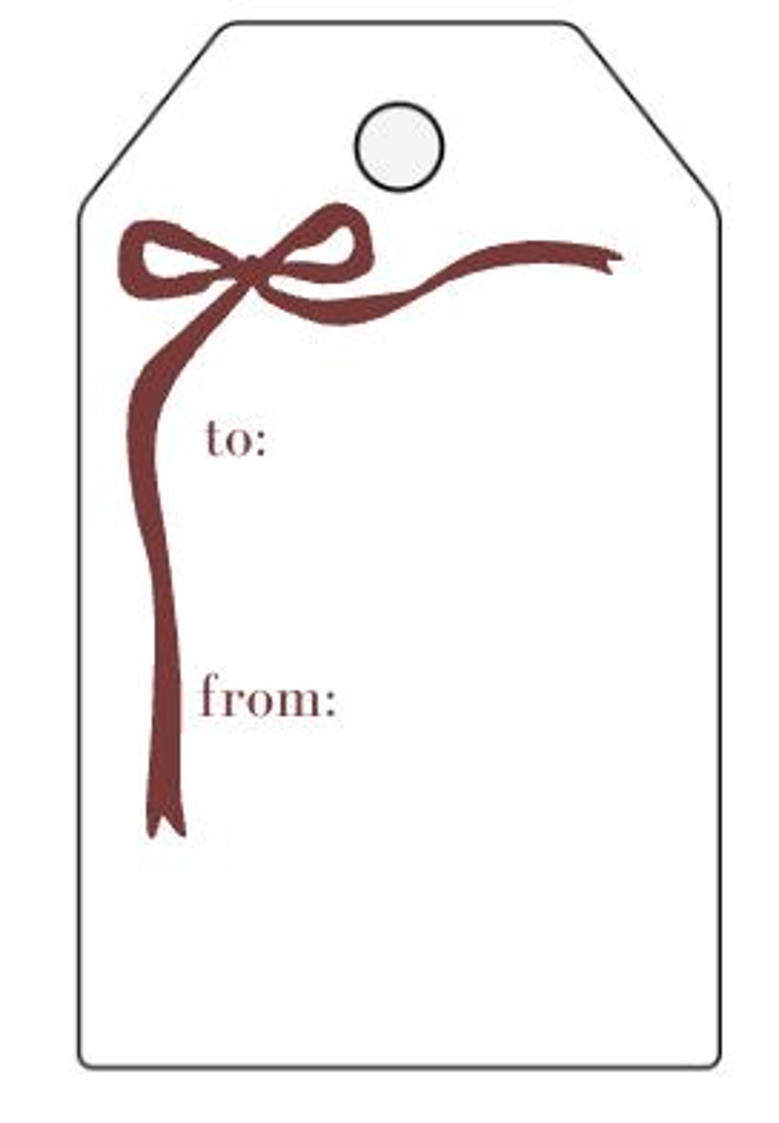 Custom Holiday Gift Tags — Instant Download | Festive and Ready to ...