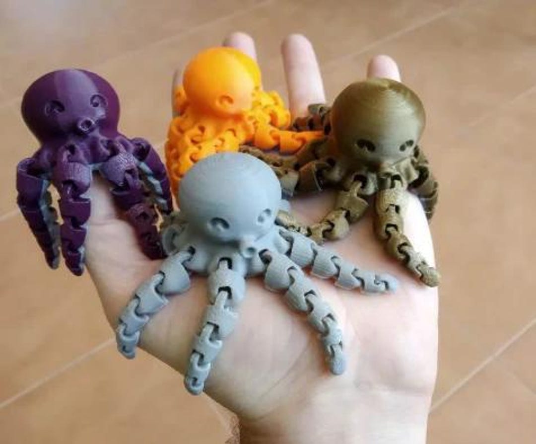 Cute Mini Octopus ( Single Color ) - Etsy