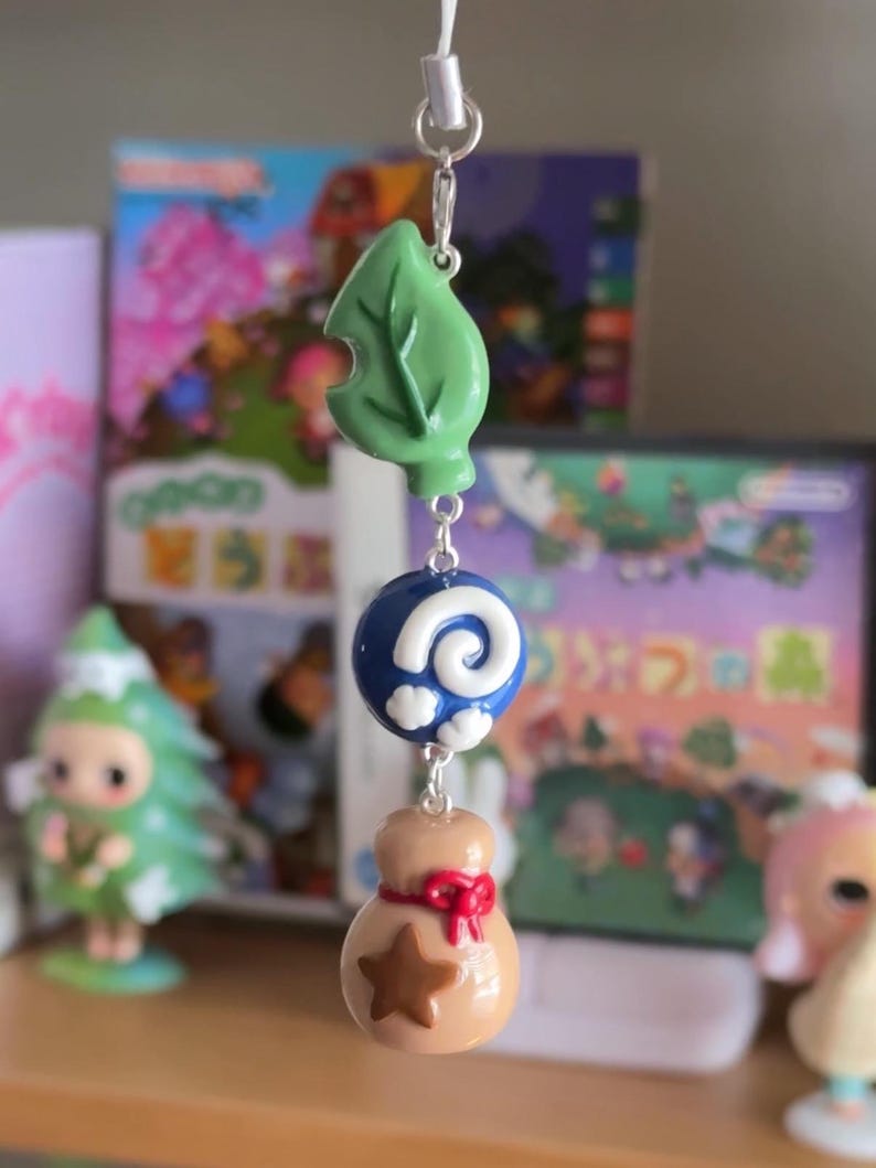 Acnh Clay Charm- Handmade Clay Charm, Polymer Clay Keychain, Clay ...