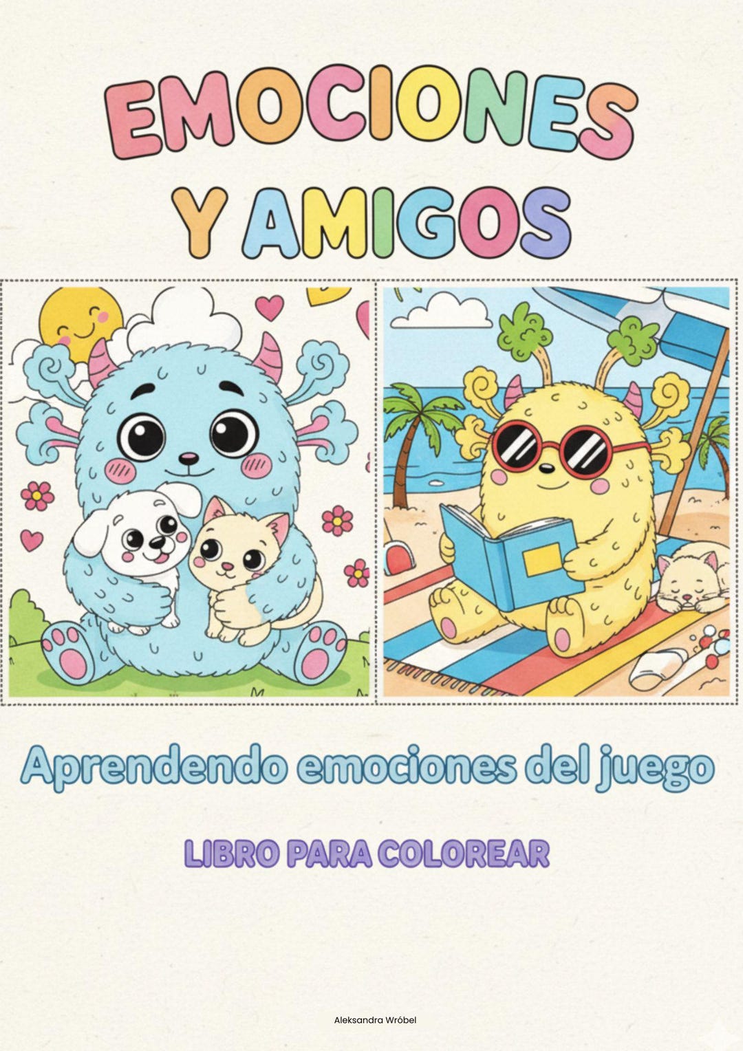Colorea Tus Emociones: Libro Para Colorear Sobre Los Sentimientos Para ...