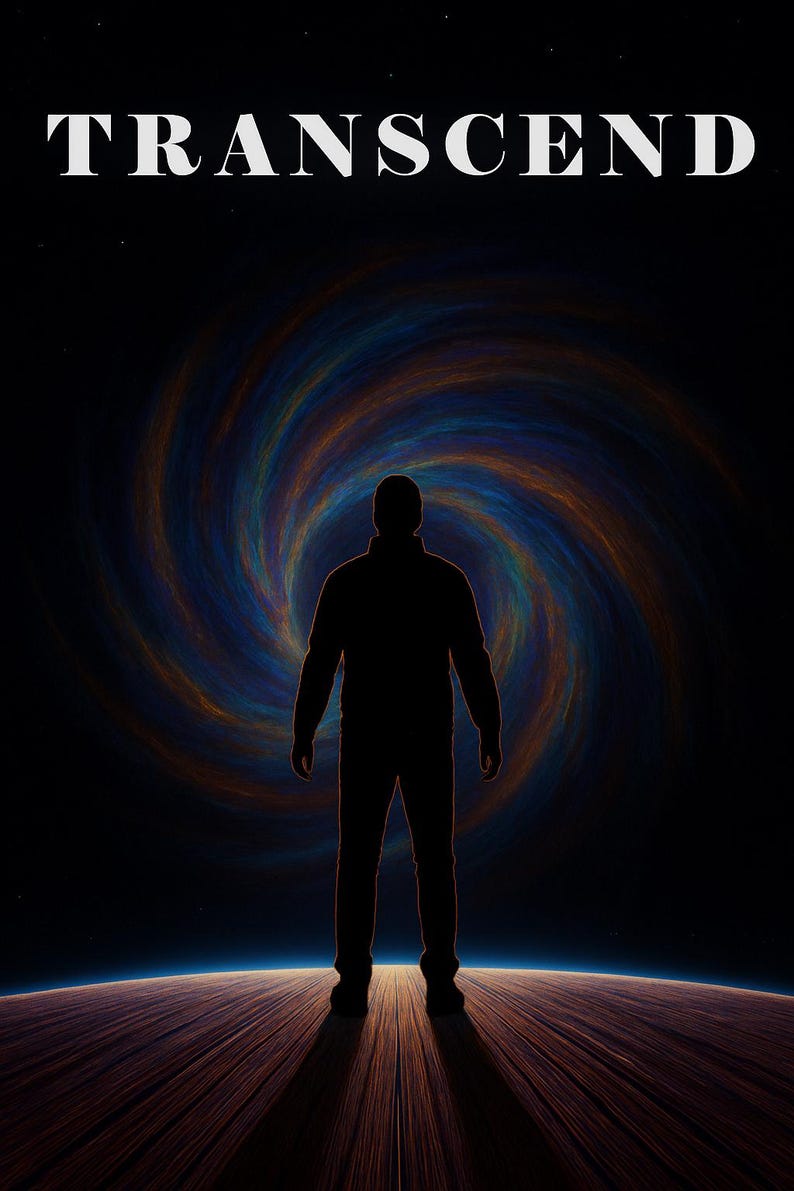 TRANSCEND — Cosmic Awakening Digital Wall Art | Abstract Galaxy ...