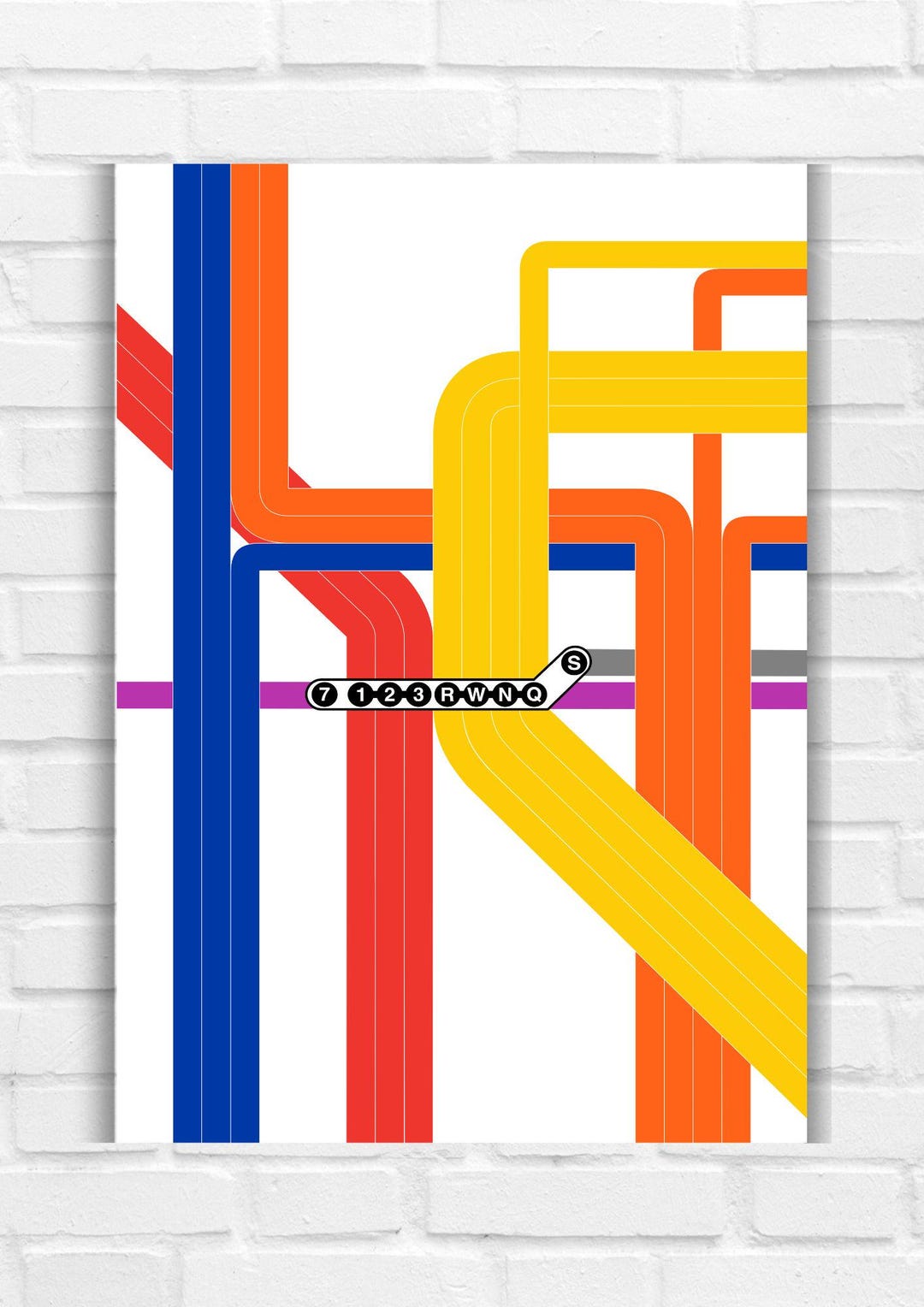 Times Square – 42 St Subway Print | NYC Transit Wall Art - Etsy