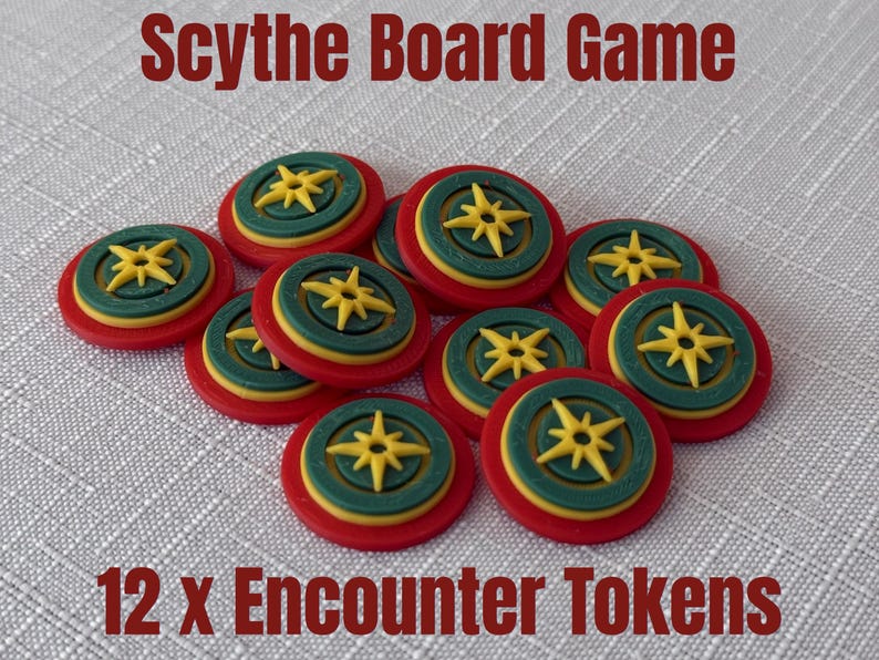 Scythe Board Game Upgrade Resource Tokens Scythe Invader From Afar ...