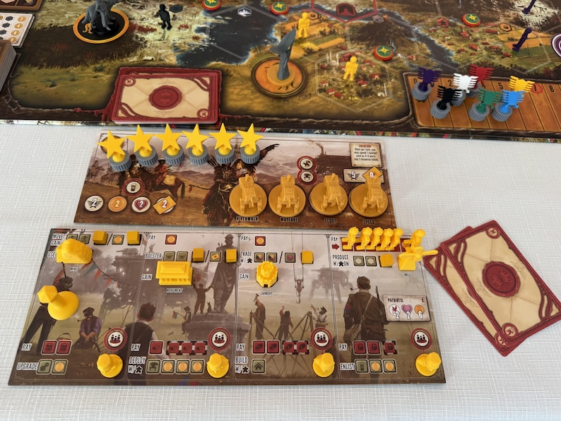 Scythe Board Game Upgrade Resource Tokens Scythe Invader From Afar ...