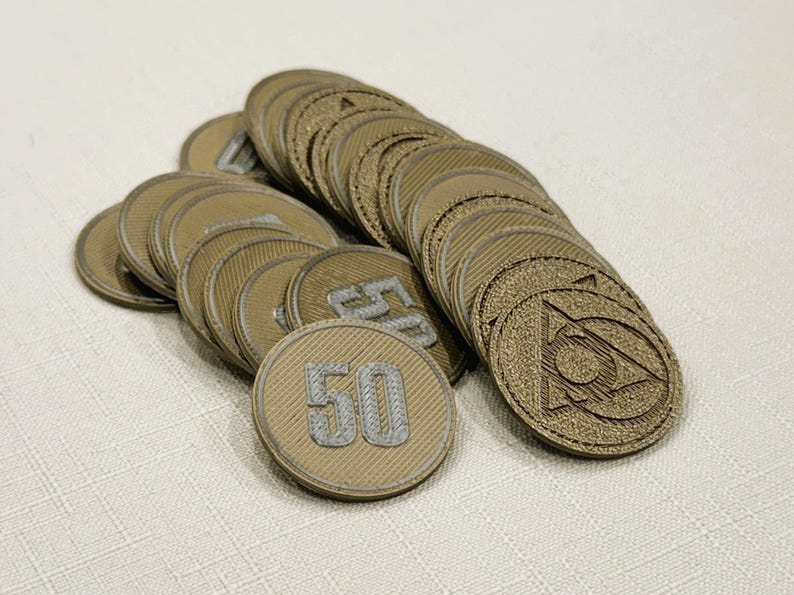 Universal Board Game Coins Upgrade for Strategy Games Money Tokens for ...