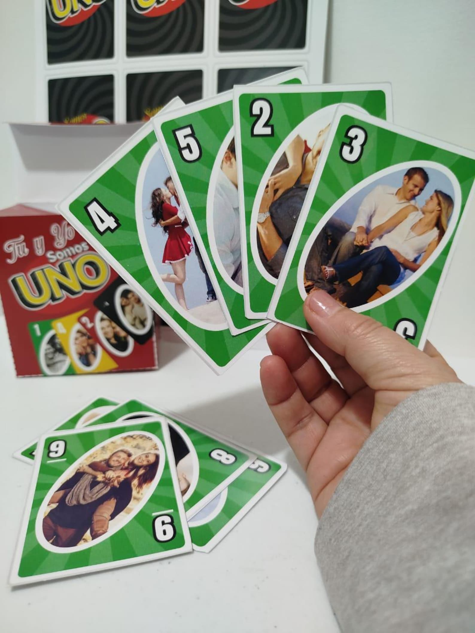 Plantilla personalizable Juego UNO - Etsy México