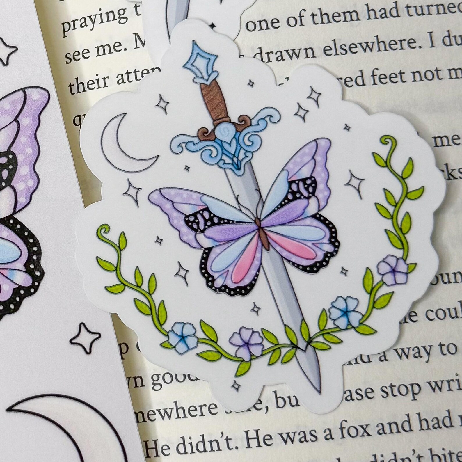 Quicksilver Inspired Bookmark, Sticker Set - Etsy