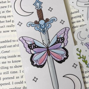 Quicksilver Inspired Bookmark, Sticker Set - Etsy