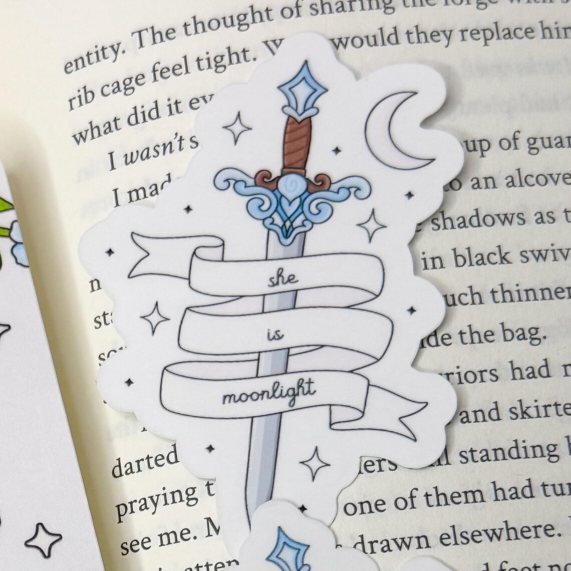 Quicksilver Inspired Bookmark, Sticker Set - Etsy