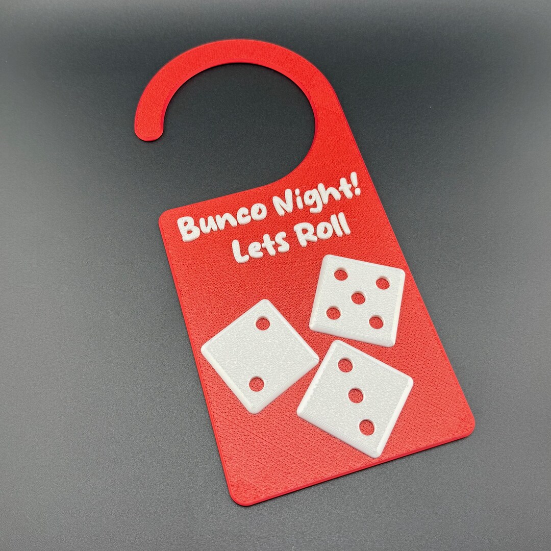 Bunco Welcome Door Sign - Etsy