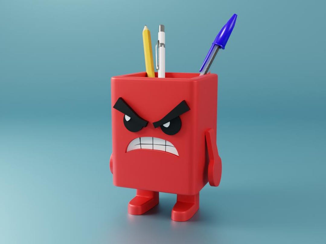 Character Pen Holder Desk Organizer - Etsy