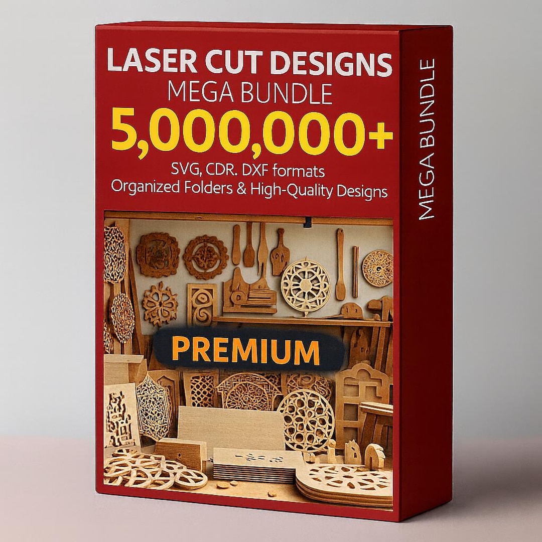 5,000,000+ Laser & CNC Files | Ultimate CNC Mega Bundle | Engraving ...