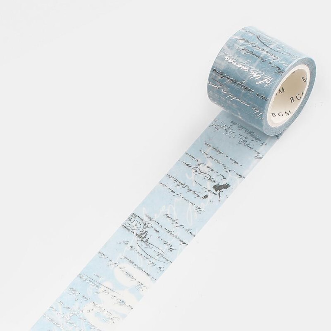 Washi Tape Roll | 30mmx5m | BGM | Poem Essay - Etsy