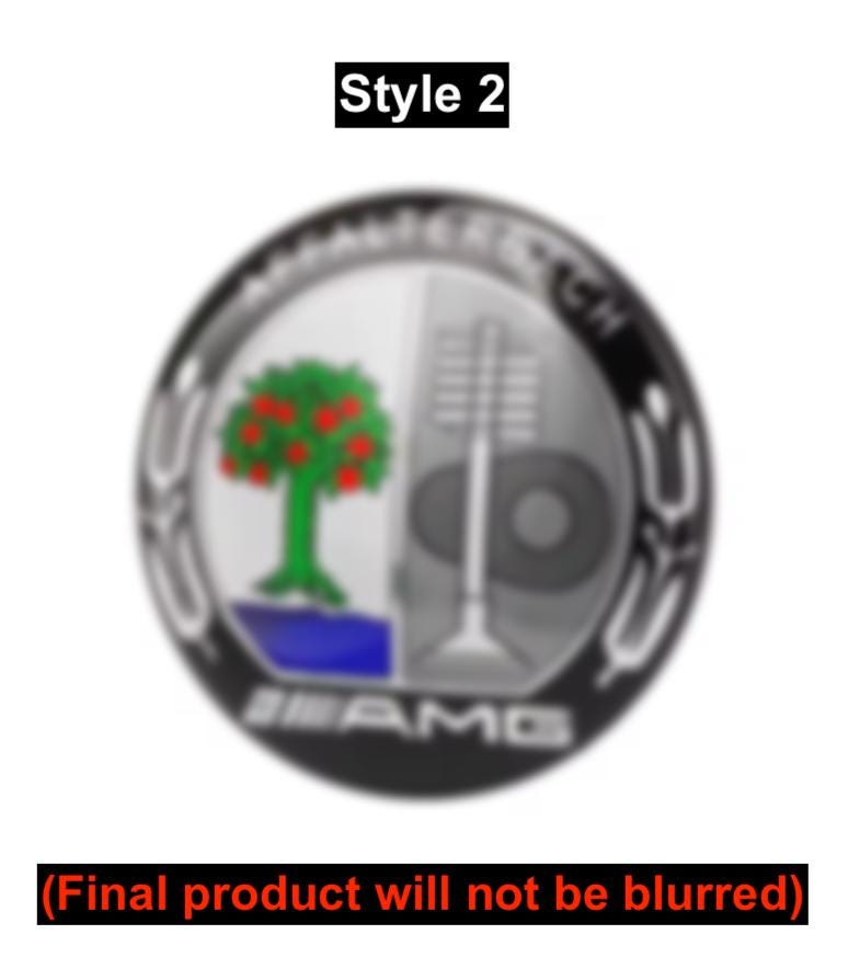 Mercedes Menu Button (29mm) Multimedia AMG Decal Logo Sticker Mercedes ...