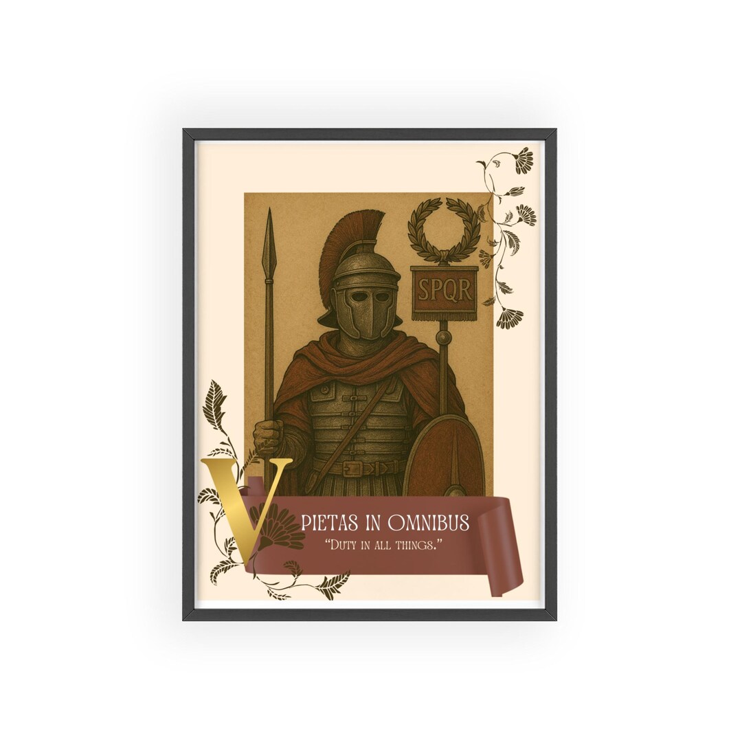 Roman Gladiator Framed Poster, Inspirational Wall Art - Etsy