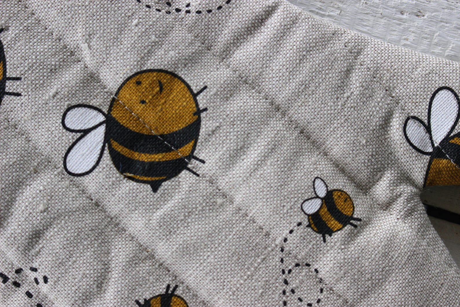 Kitchen Gloves With Bees Linen Glove Christmas Gift for the - Etsy