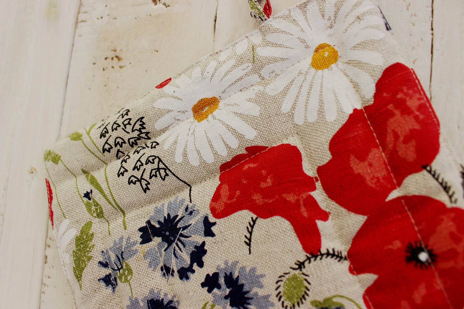 Kitchen Pot Holder With Meadow Flowers Christmas Gift for the - Etsy