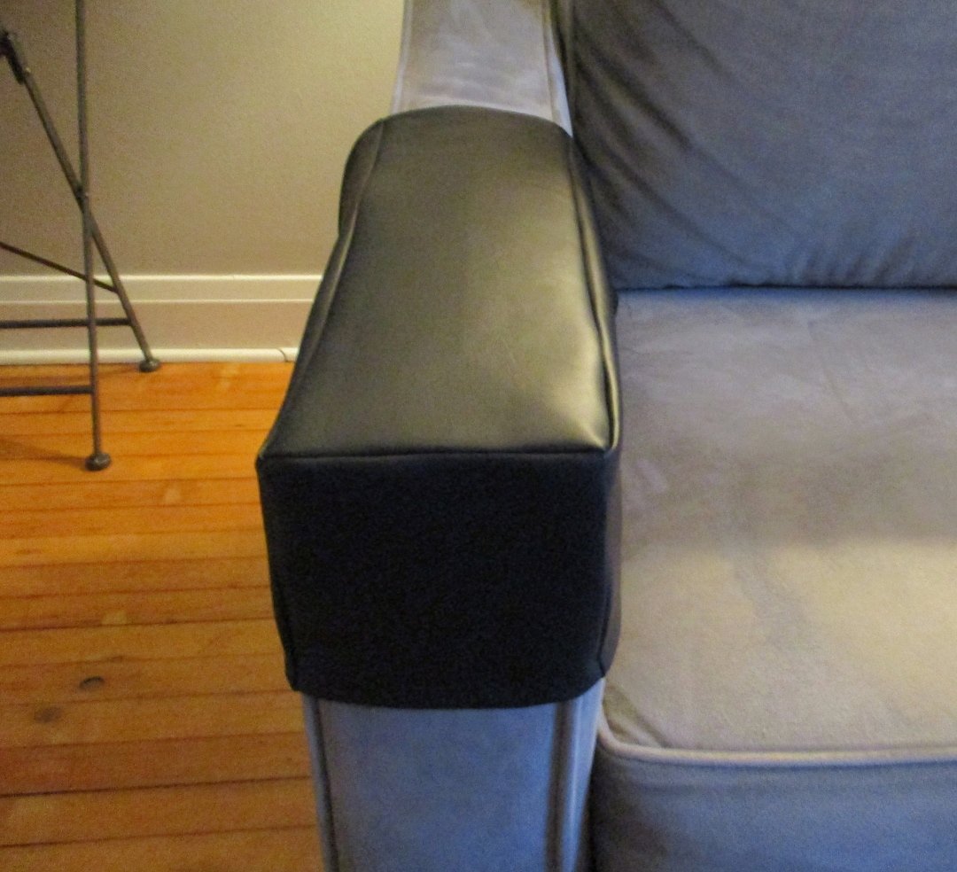 Armrest Covers for Furniture, Upholstery Vinyl Chair/sofa Arm Caps ...