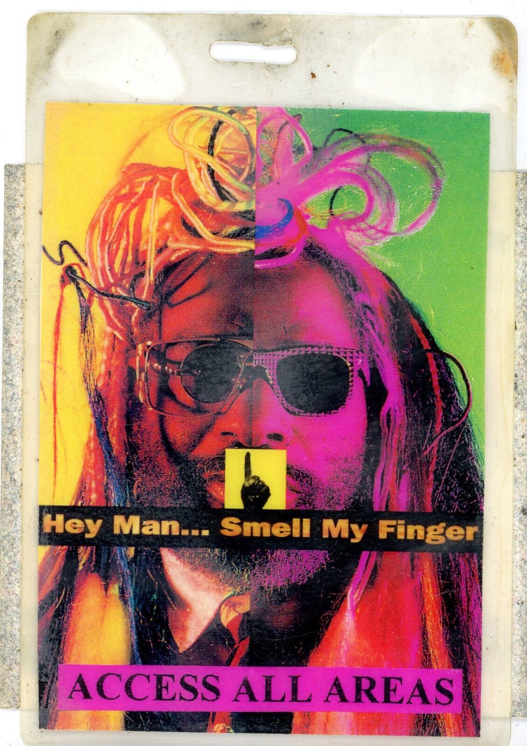 Vintage George Clinton Parliament Funkadelic Tour Pass Hey Man ...