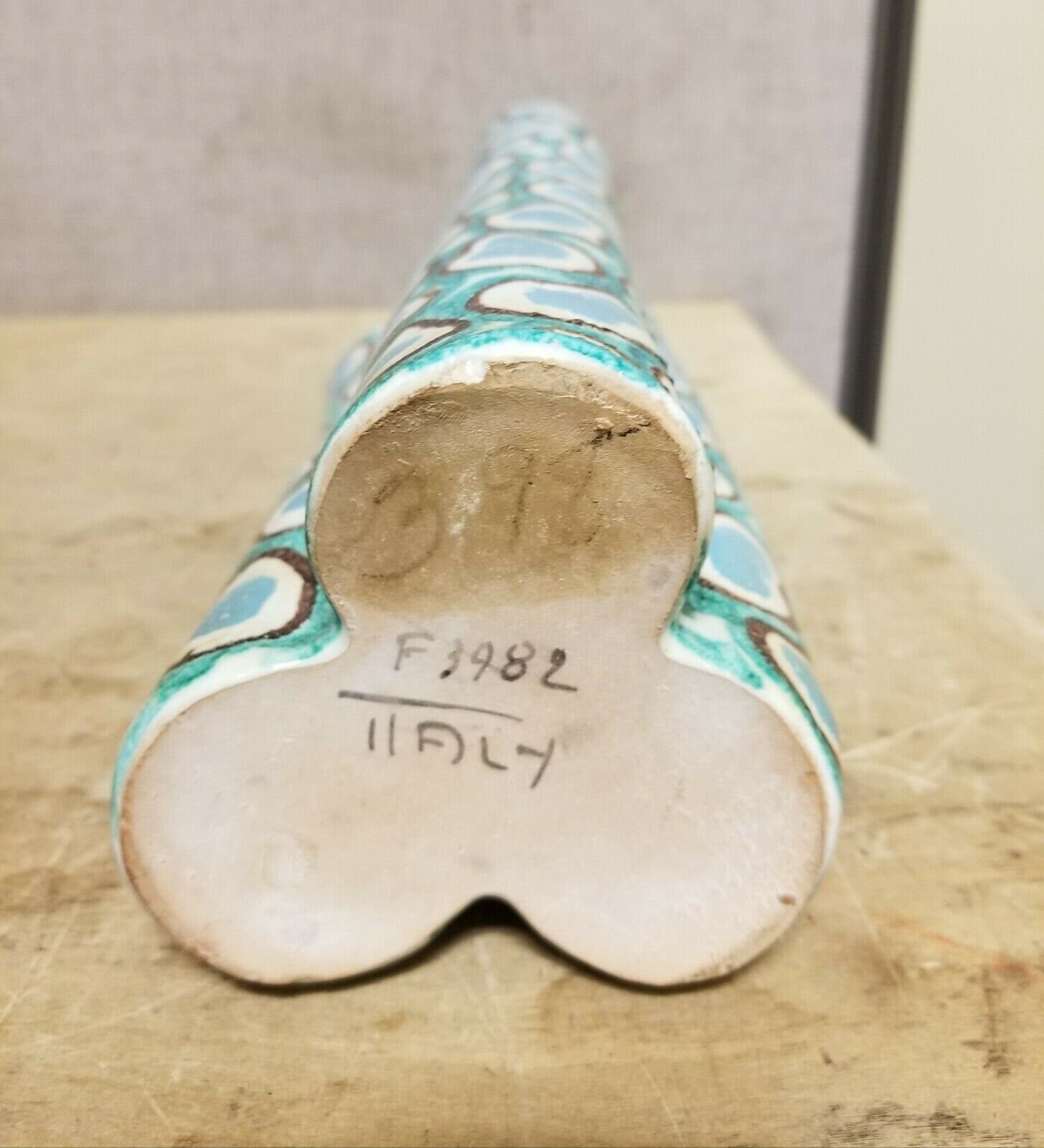 Mid Century Modern MCM Italy Art Pottery Staggered Amoeba Vase - Etsy