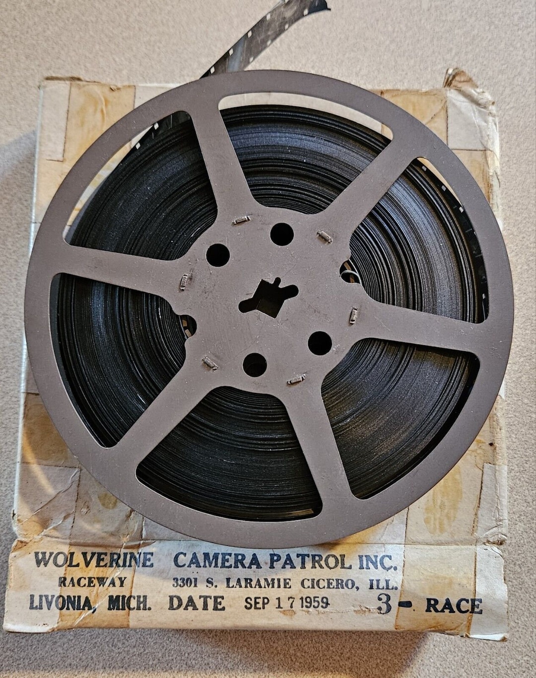 16mm Film Harness Horse Racing Wolverine Raceway DRC Detroit Race ...