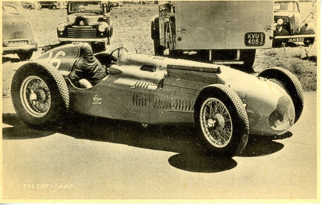 50s Talbot-lago Formula One Race Car RPPC Real Photo Postcard Grand ...