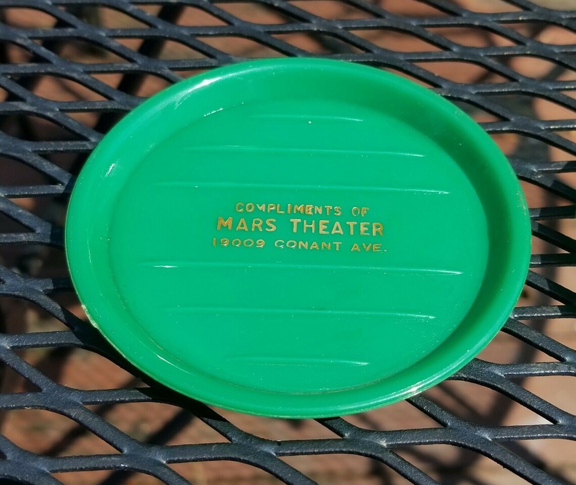Vintage Mars Movie Theater Detroit Advertising Drink Coaster Lot of 19 ...