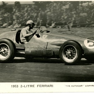 1950 Formula One Race Car Ferrari Autocar RPPC Real Photo Postcard - Etsy