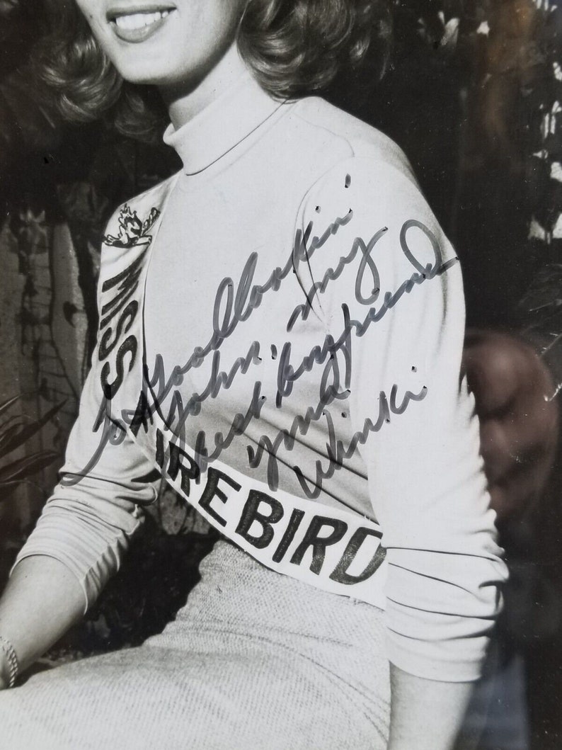 1966 24 Hours Daytona Miss Firebird Edwina "winkie" Louise Autographed ...