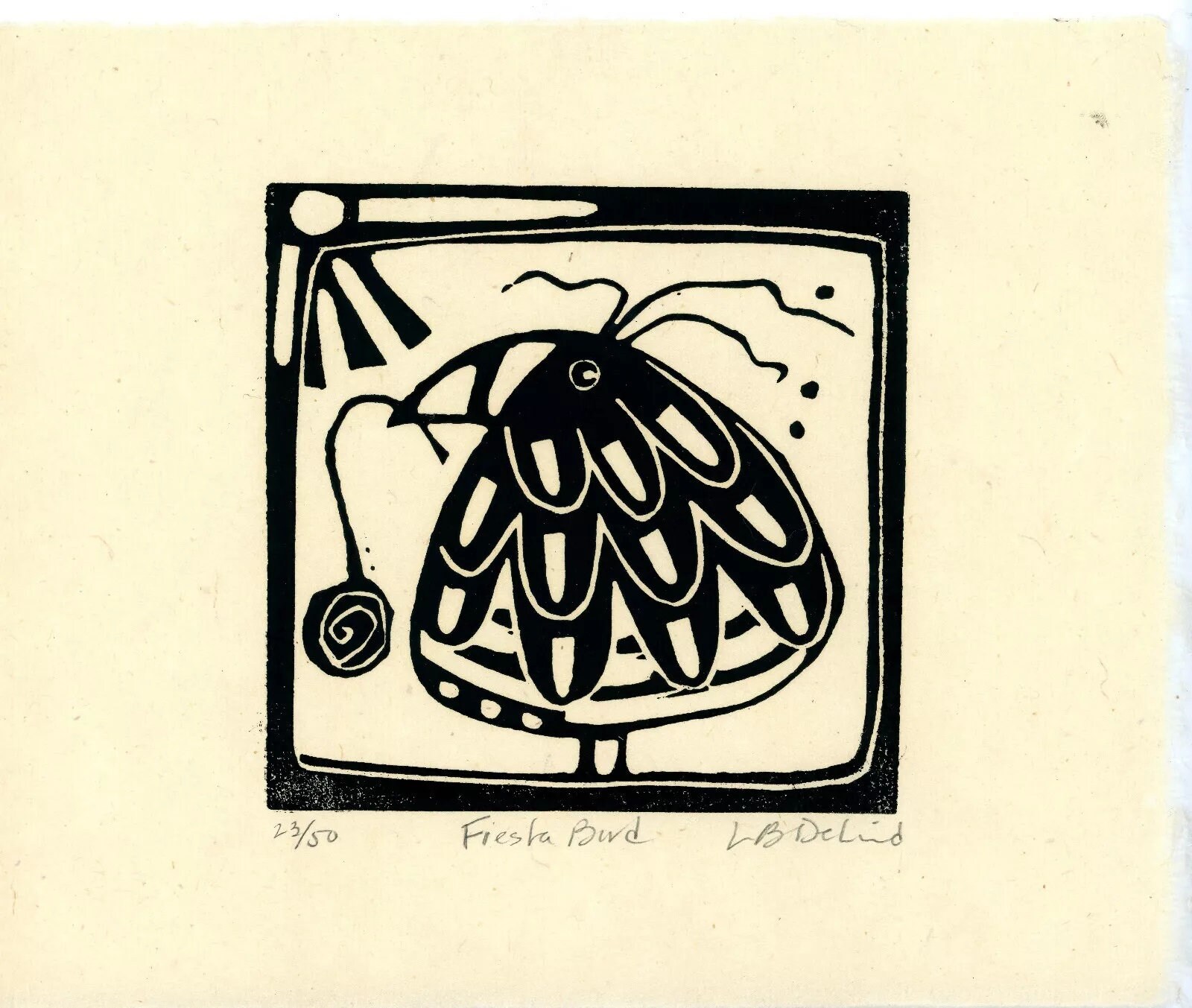 Vintage Laura B. Delind Raku Art Fiesta Bird 23/50 - Etsy