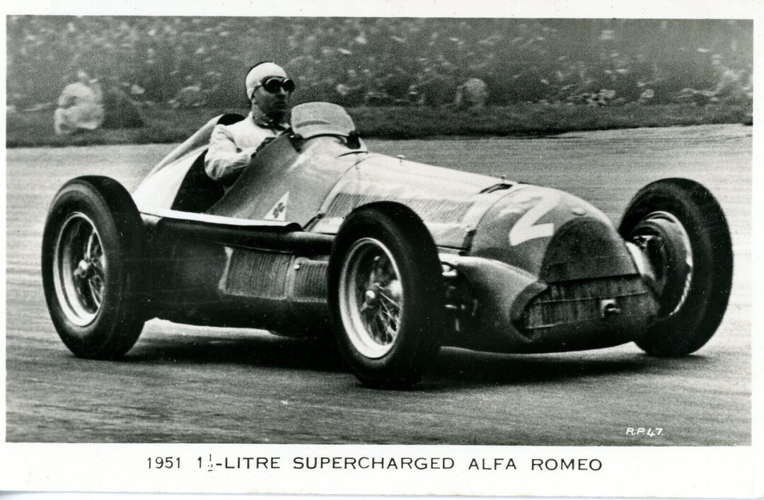 1950s Alfa Romeo Formula One Race Car RPPC Real Photo Postcard - Etsy