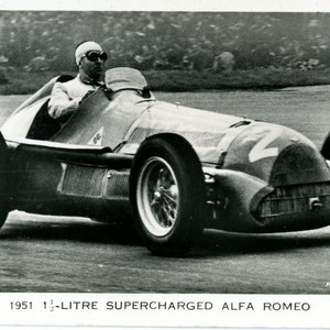 1950s Alfa Romeo Formula One Race Car RPPC Real Photo Postcard - Etsy