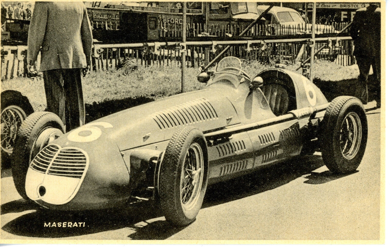1950s Maserati Formula One Race Car RPPC Real Photo Postcard Grand Prix ...