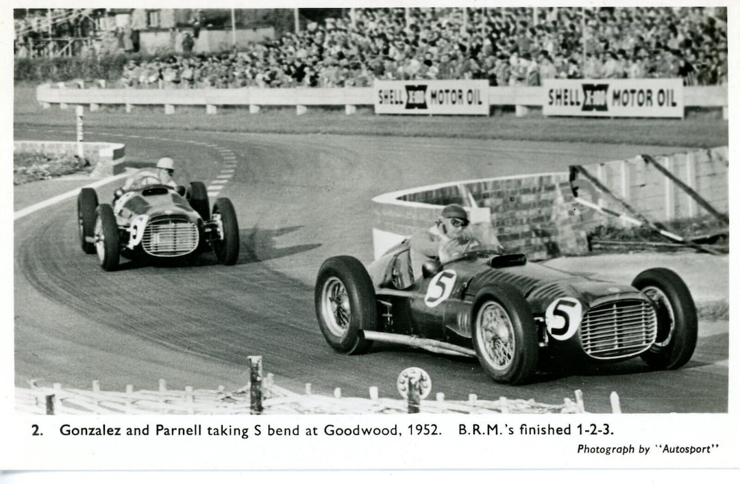 1950s BRM Formula One Race Car RPPC Real Photo Postcard - Etsy