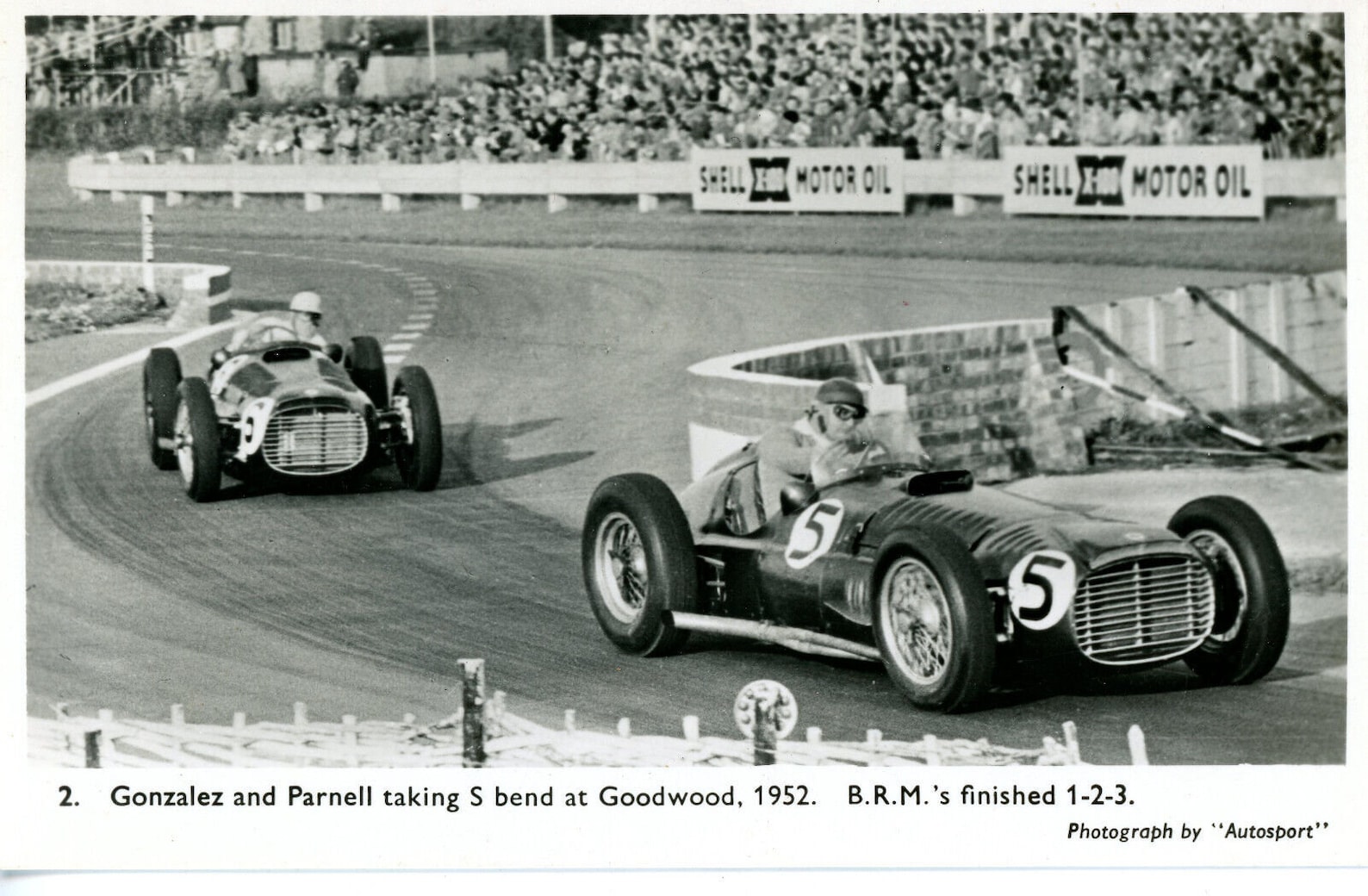 1950s BRM Formula One Race Car RPPC Real Photo Postcard - Etsy