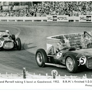 1950s BRM Formula One Race Car RPPC Real Photo Postcard - Etsy