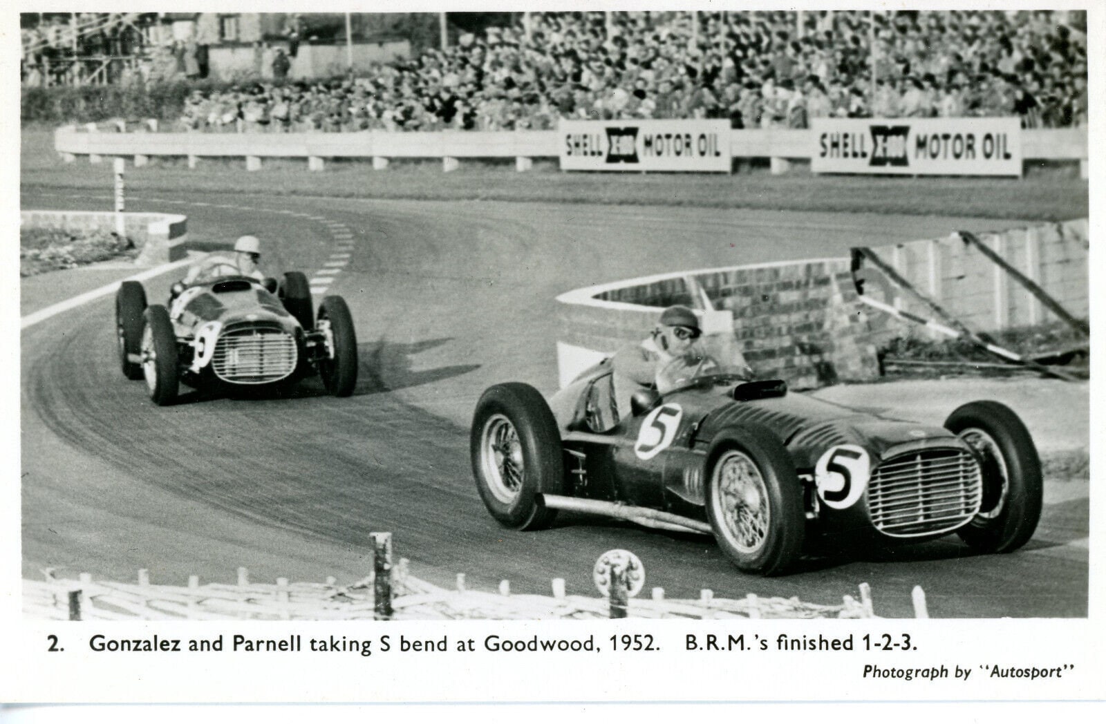 1950s BRM Formula One Race Car RPPC Real Photo Postcard - Etsy